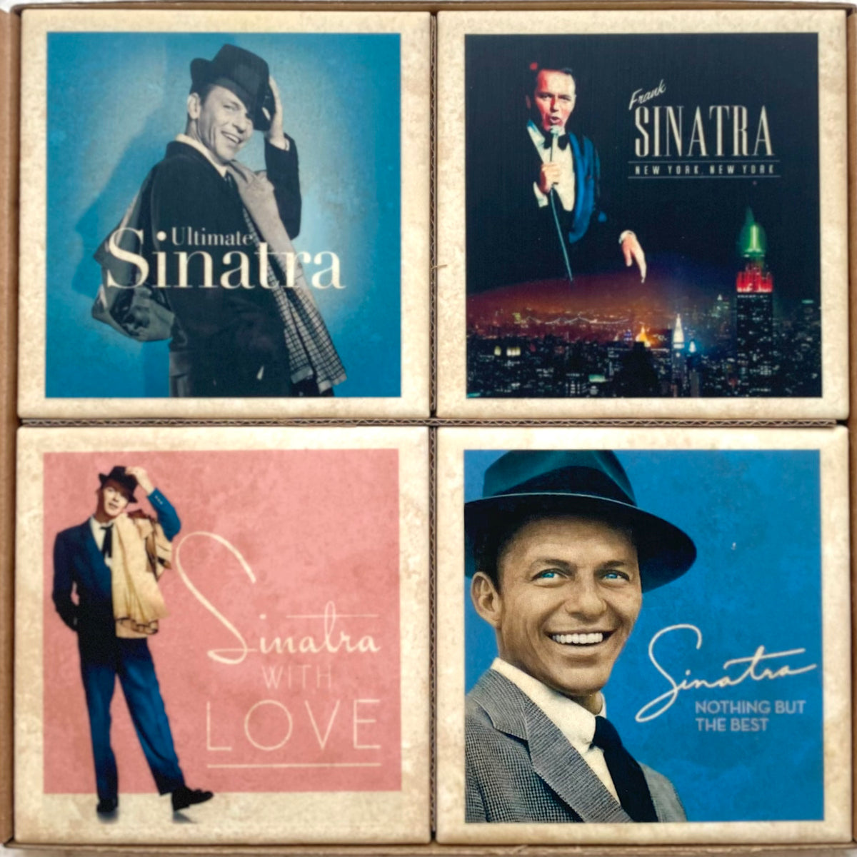 Frank Sinatra Album Covers - Ceramic Coaster Set — Lovely Libby's