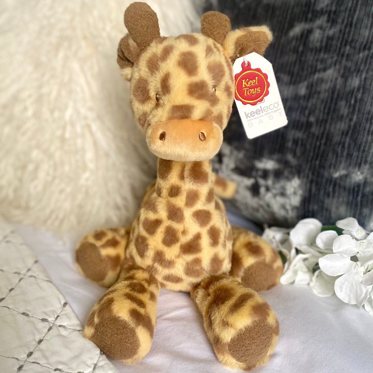 Large Huggy Giraffe by Keel Toys — Lovely Libby's